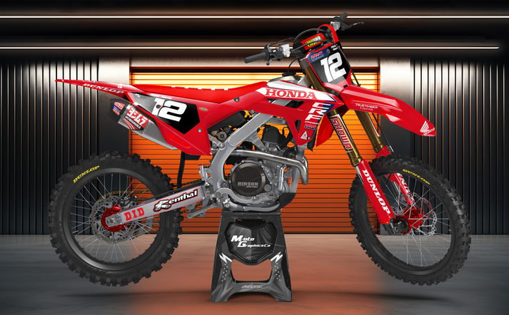 2024 Honda HRC Factory MX Graphics Kit | CRF Decals | MotoGraphicsCo